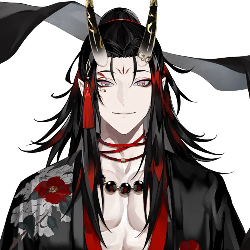 Virtual YouTuber Nijisanji Luxiem Vox Akuma New Outfit Cosplay Wig ...