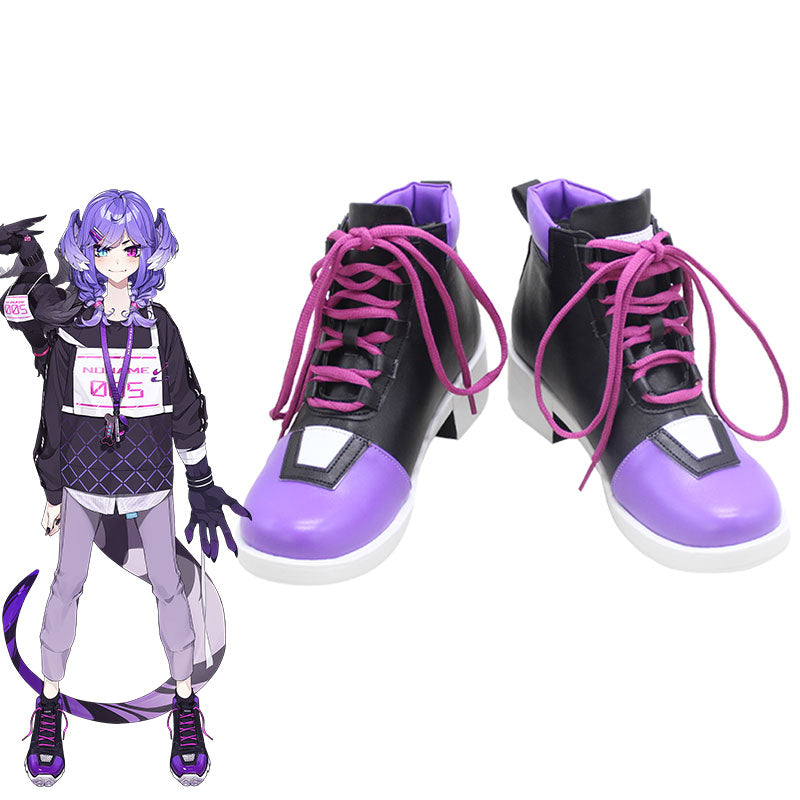Virtual YouTuber Nijisanji OBSYDIA Selen Tatsuki Cosplay Shoes ...