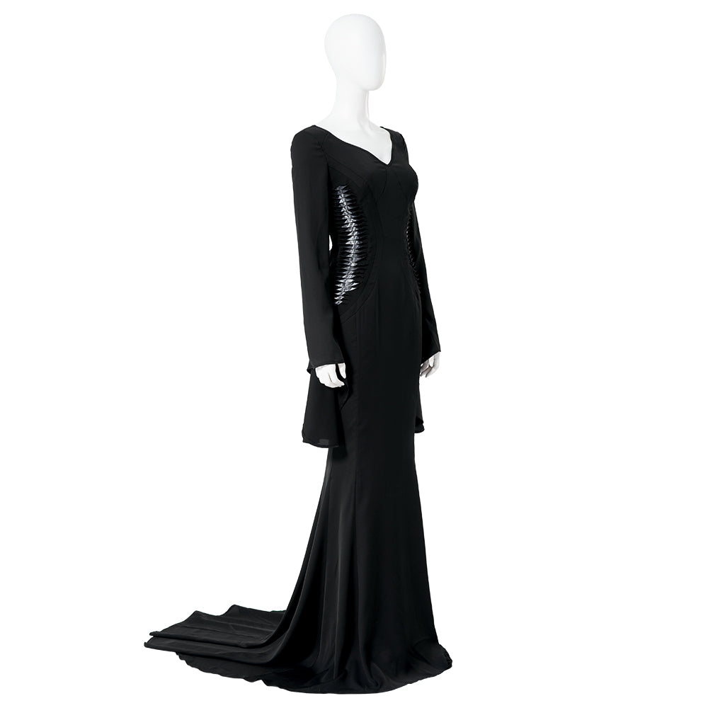 Wednesday 2022 Addams Family Morticia Addams Cosplay Costume – Winkcosplay