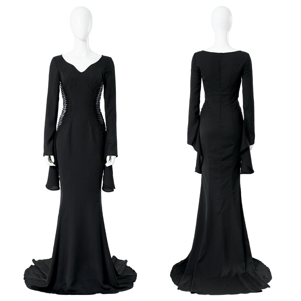 Wednesday 2022 Addams Family Morticia Addams Cosplay Costume – Winkcosplay